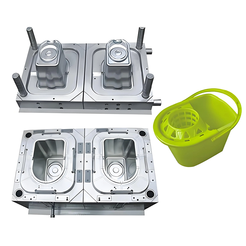 Custom Made Injection Plastic Mop Bucket Molding - Lsrmold